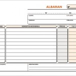 Tipos de albarán | Modelo Factura